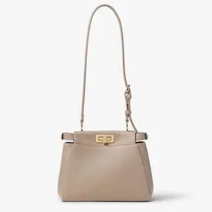 Fendi My Peekaboo Xs Dove Gray Leather Bag